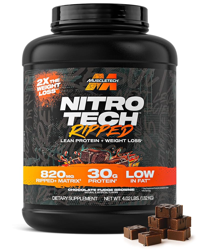 MuscleTech Nitro Tech Ripped 4lb - Lean Muscle Builder – AL SAQER ...