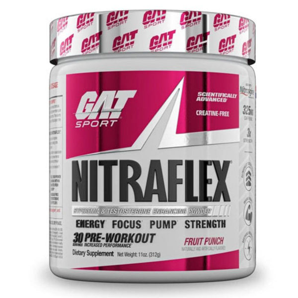 GAT Sport Nitraflex Pre-Workout (30 Servings) – Explosive Energy ...