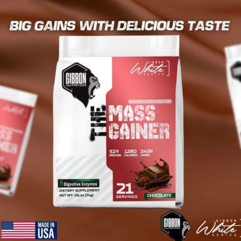 Gibbon White Series The Mass Gainer 7Kg Bag – Alsaqer Nutrition